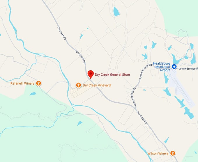 16. dry creek general store map