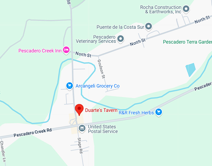 16. duarte's tavern map