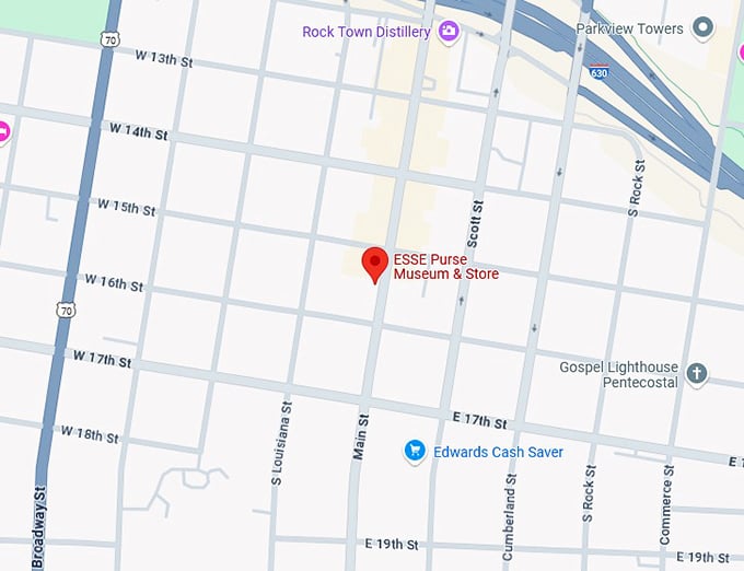 16. esse purse museum & store map