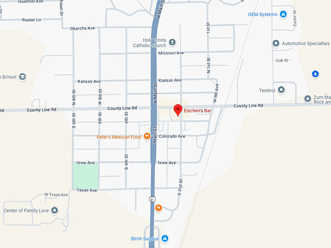 16. eischen's bar map