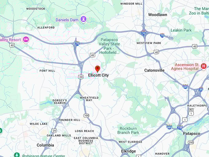 16. ellicott city map