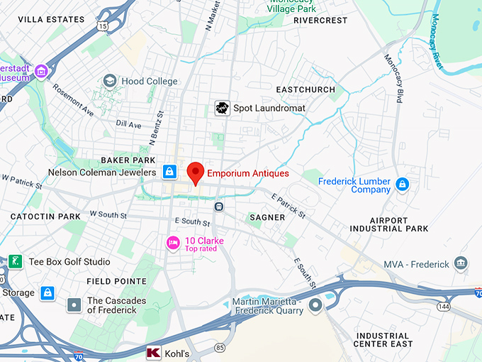 16. emporium antiques map