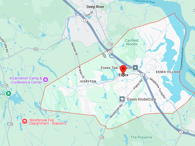 16. essex connecticut map