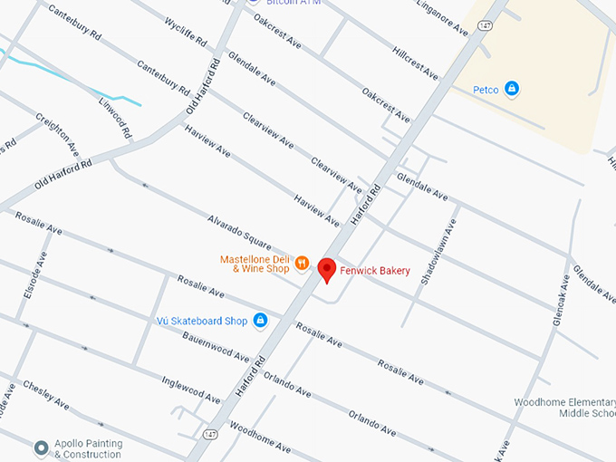 16. fenwick bakery map