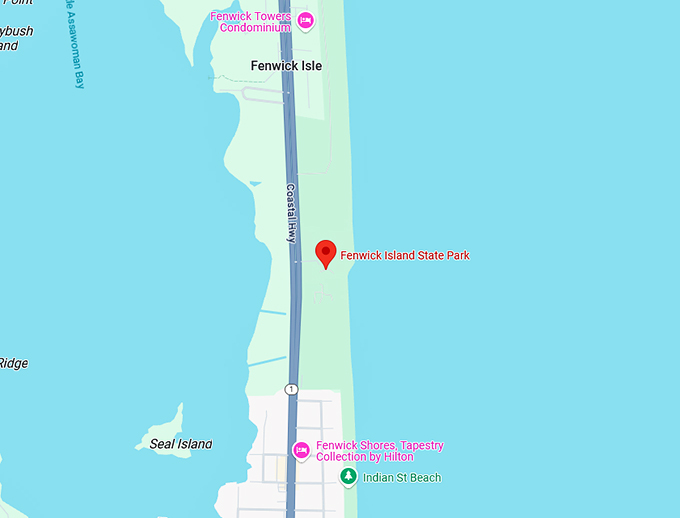 16. fenwick island state park map