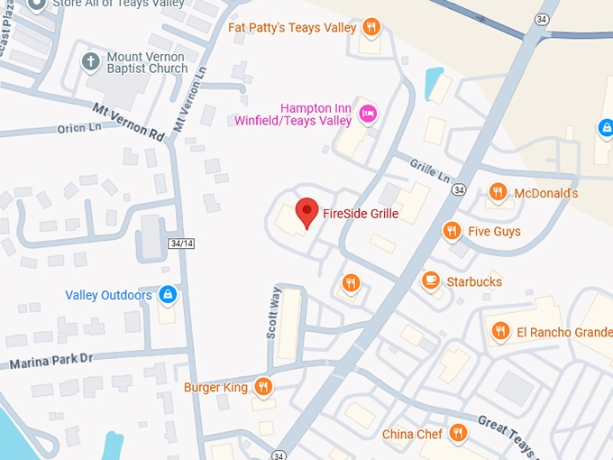 16. fireside grille map