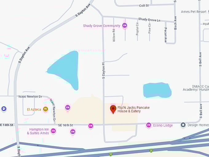 16. flip'n jacks pancake house & eatery map