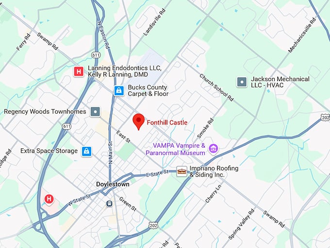 16. fonthill castle map