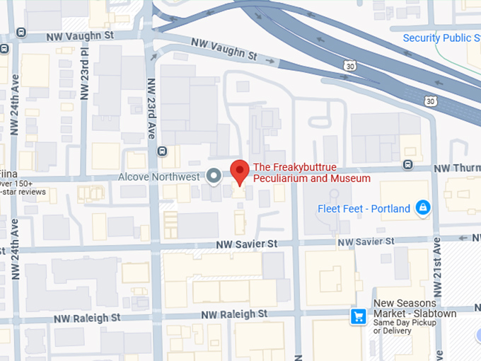 16. freakybuttrue peculiarium map