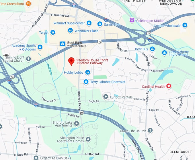 16. freedom house thrift bridford parkway map