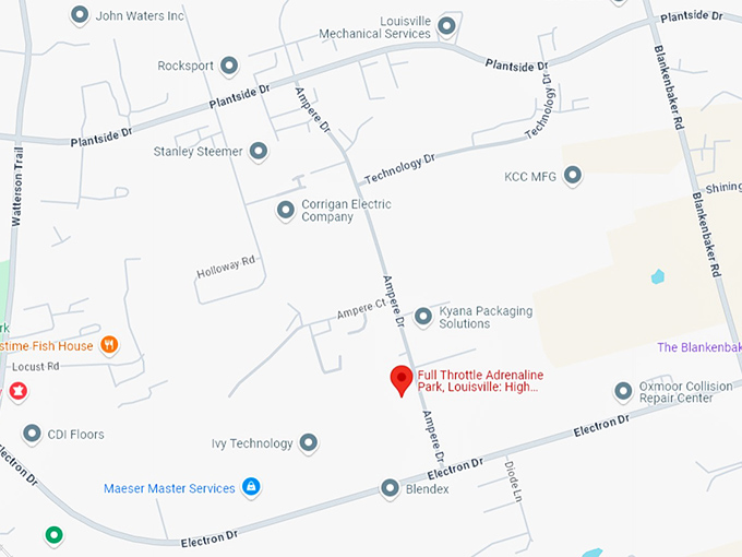 16. full throttle adrenaline park, louisville high speed go karting, axe throwing, rage room, corporate, groups & team building map