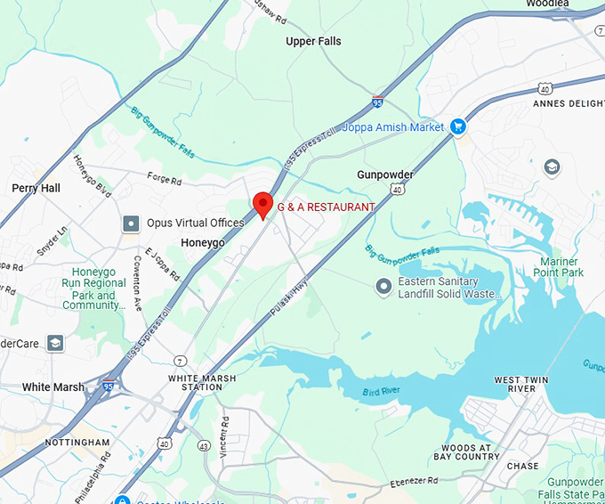 16. g & a restaurant inc map