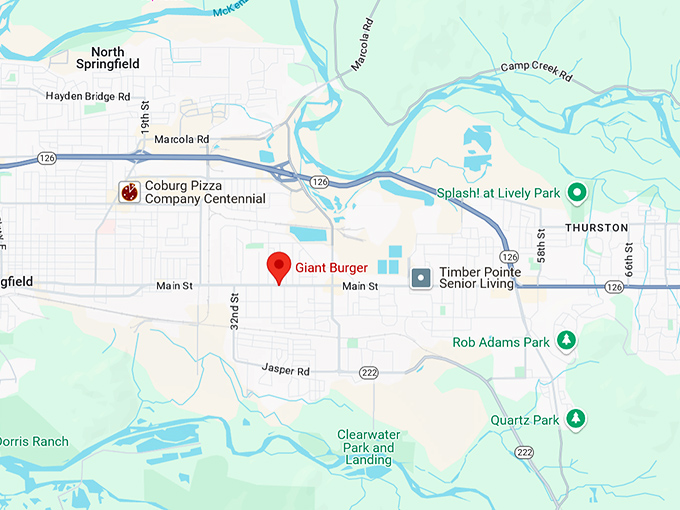 16. giant burger map