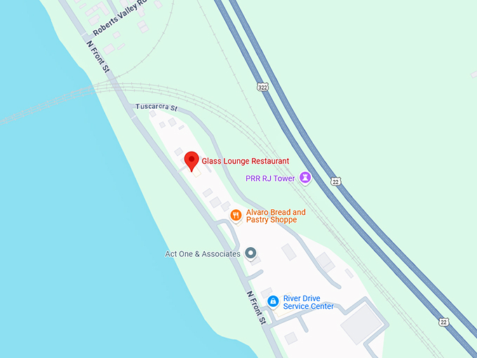 16. glass lounge restaurant map