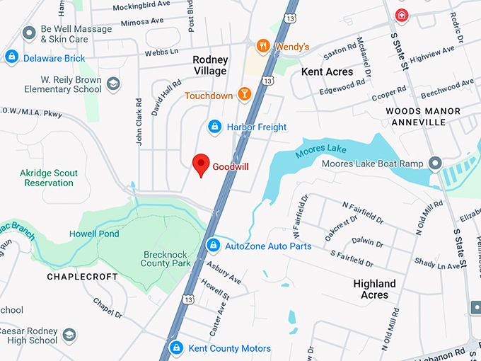 16. goodwill (1678 s governors ave) map