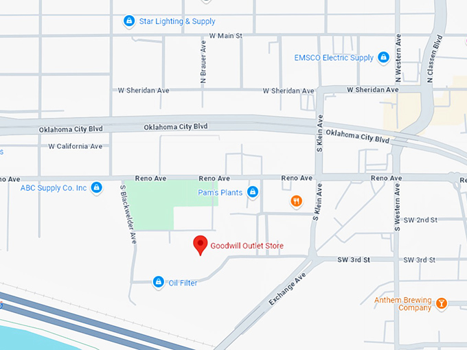 16. goodwill outlet store map