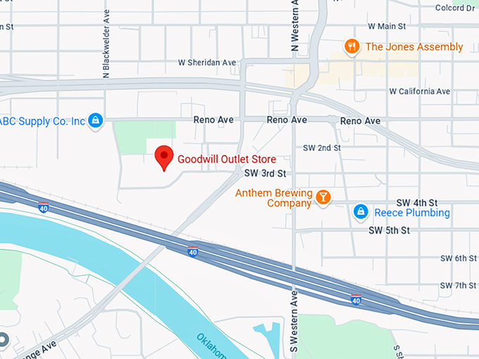 16. goodwill outlet store map