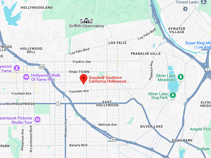 16. goodwill southern california hollywood sunset blvd. retail store map