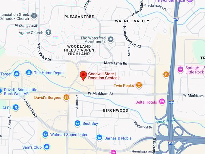 16. goodwill store (109 markham park dr) map