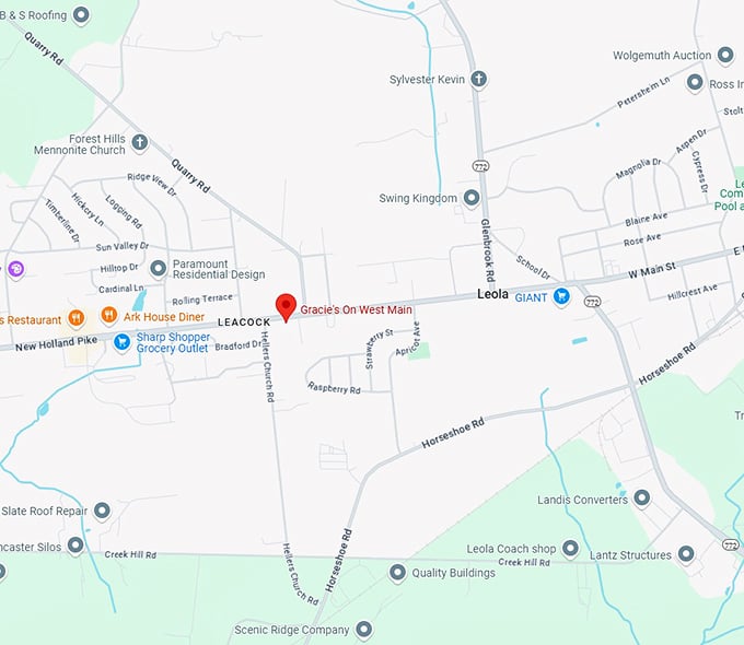 16. gracie's on west main map