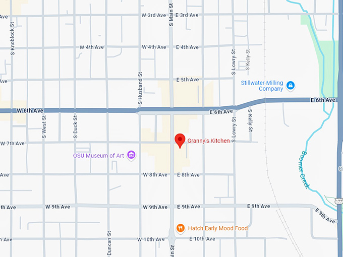 16. granny's kitchen map