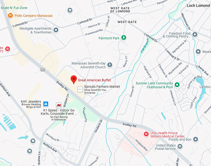 16. great american buffet map