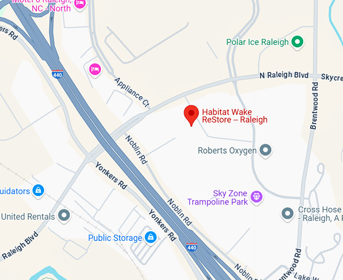 16. habitat wake restore raleigh map