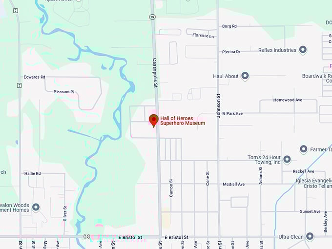 16. hall of heroes superhero museum map
