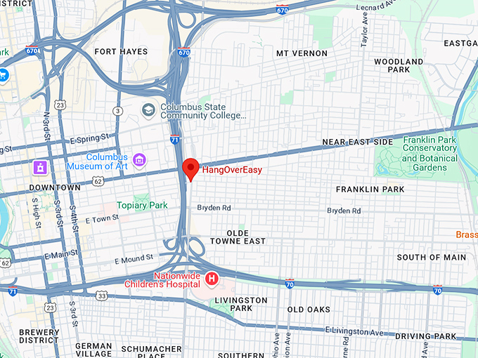 16. hangovereasy map