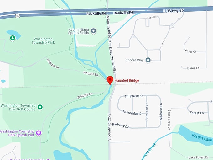 16. haunted bridge map