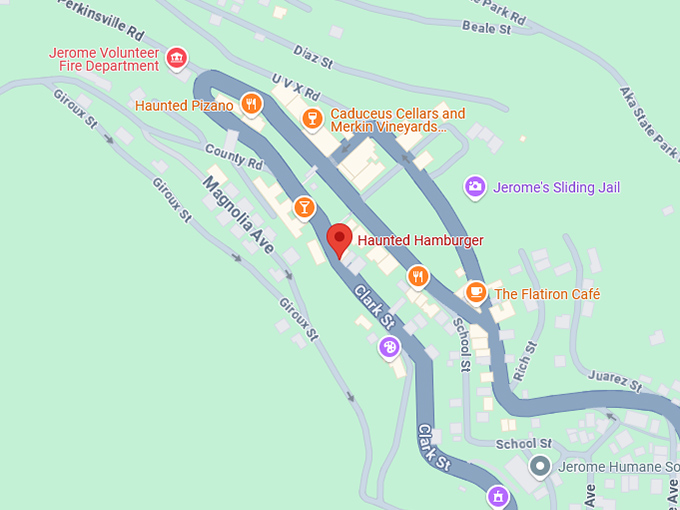 16. haunted hamburger map