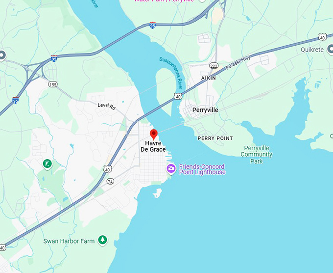 16. havre de grace map