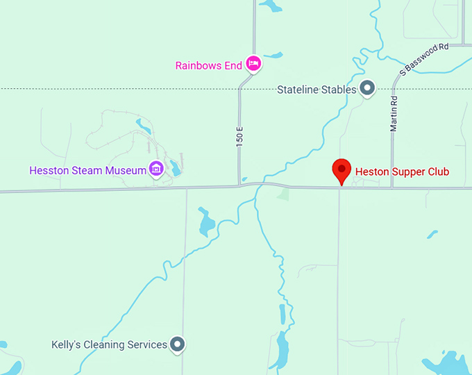 16. heston supper club map