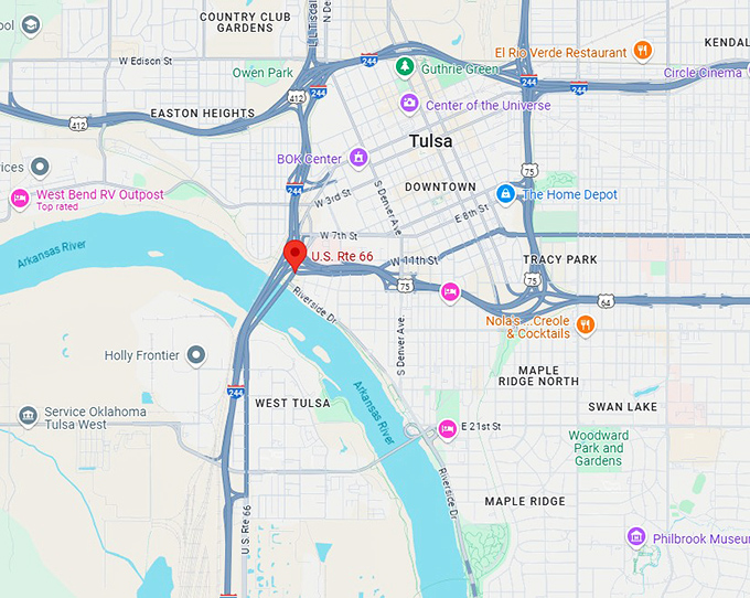 16. historic route 66 byway map