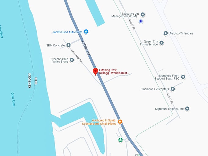16. hitching post kellogg world's best fried chicken map