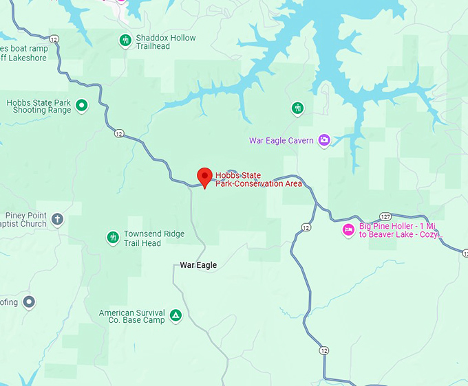 16. hobbs state park conservation area map