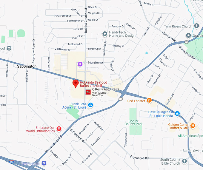 16. hokkaido seafood buffet and grill map