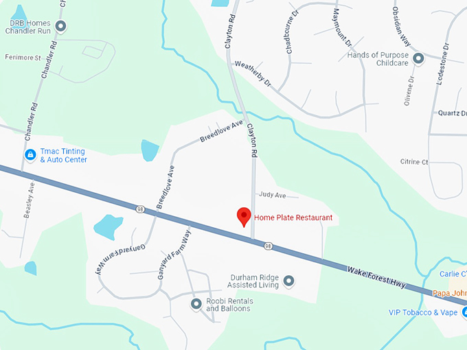 16. home plate restaurant map