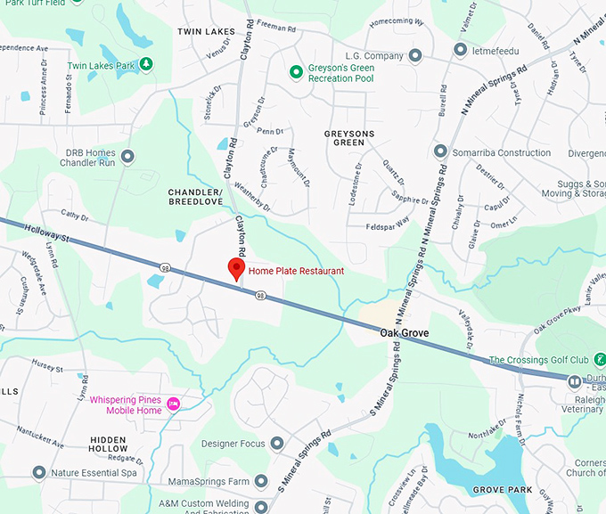 16. home plate restaurant map