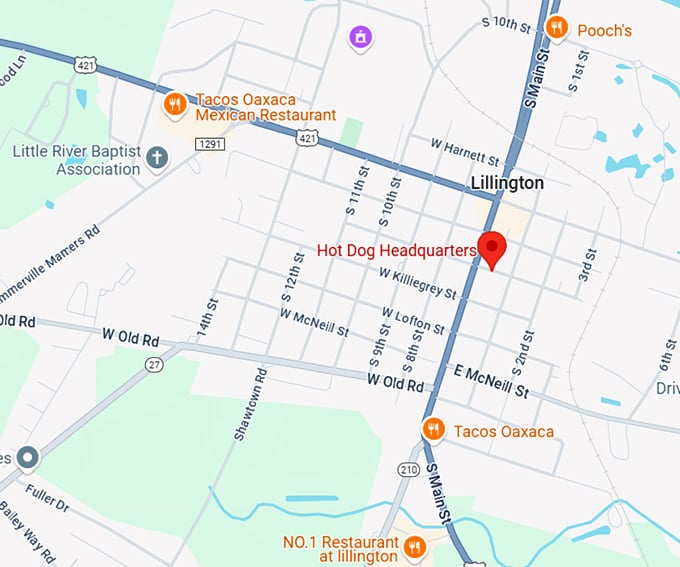 16. hot dog headquarters map