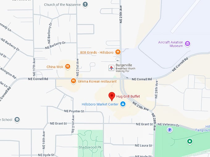 16. hug grill buffet map