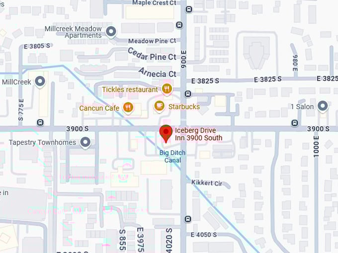 16. iceberg drive inn 3900 south map