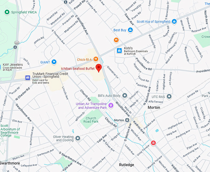 16. ichiban seafood buffet map