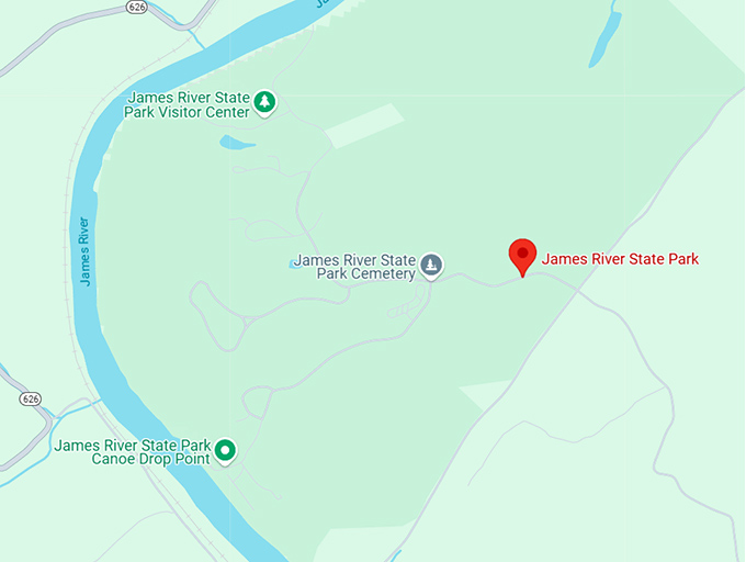 16. james river state park map