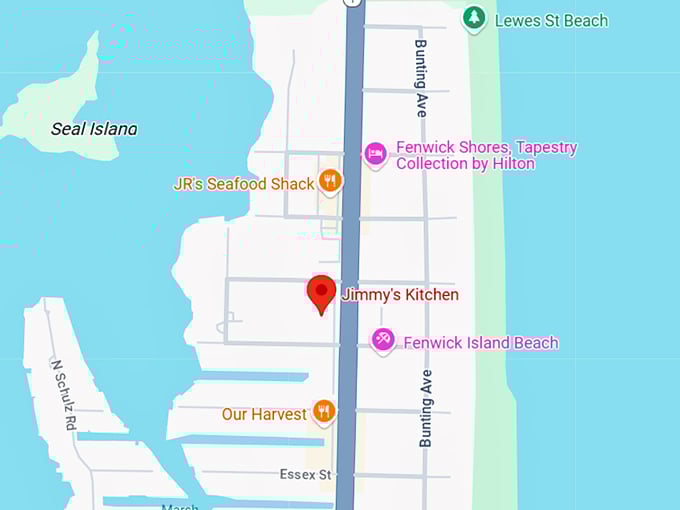 16. jimmy's kitchen map