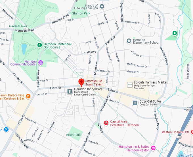 16. jimmys old town tavern map