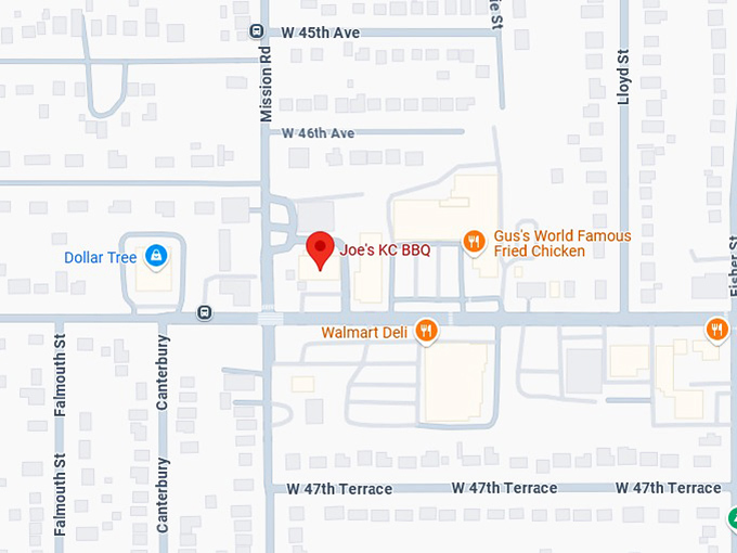 16. joe’s kansas city bar b que map