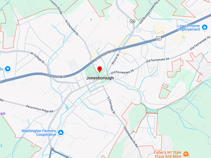 16. jonesborough map