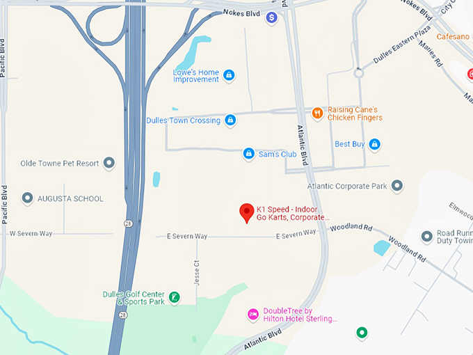 16. k1 speed indoor go karts, corporate event venue, team building activities map