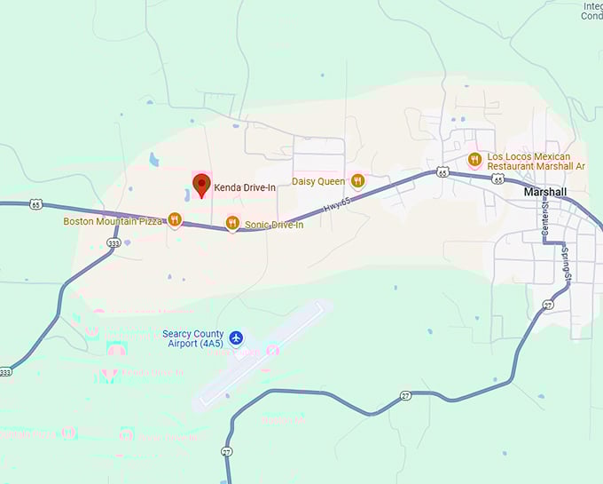 16. kenda drive in map